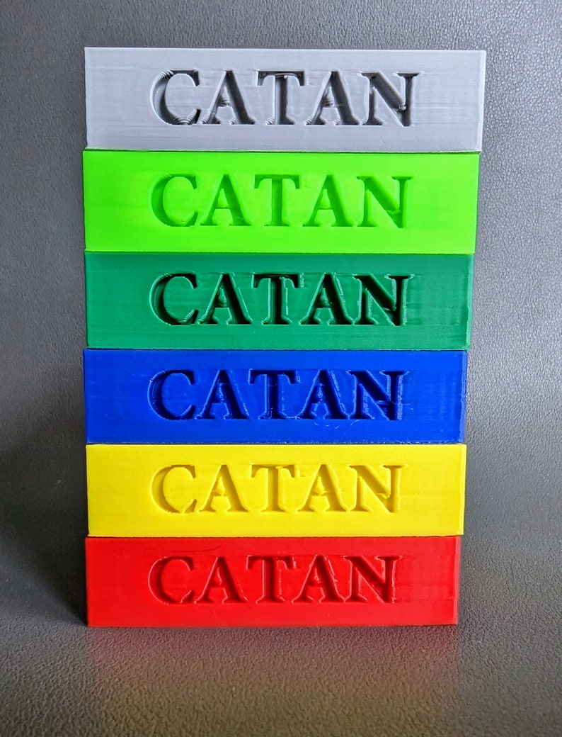 Settlers of Catan Card Holders - 3D Printed - Etsy