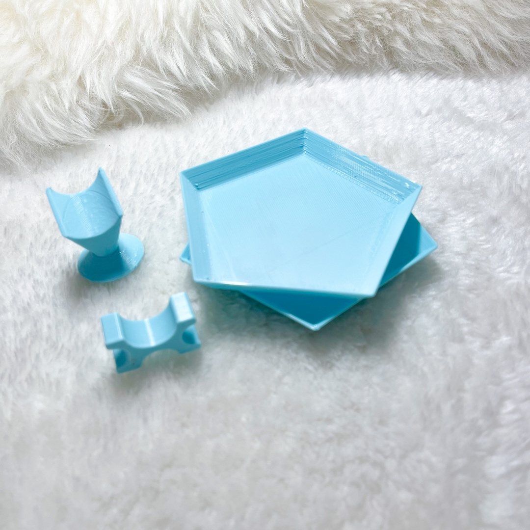 The Basics Set | Dip Powder Overflow Tray | Glitter Press | Finger Rest ...