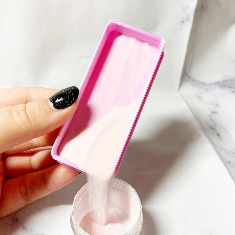 Marble Dip Stiletto Nail Tray Extended Nail Dip Powder Tray - Etsy