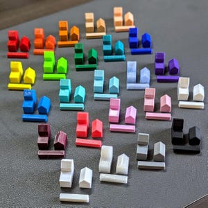 Settlers of Catan Game Pieces - 3D Printed - Etsy