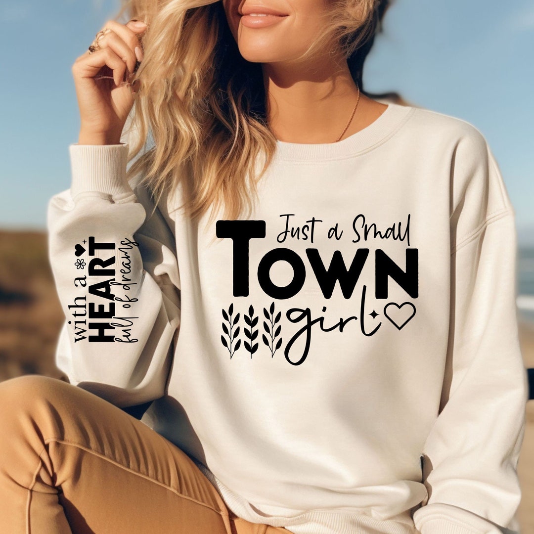 Country Style SVG and PNG Set, Small Town Girl Design, Digital Artwork ...