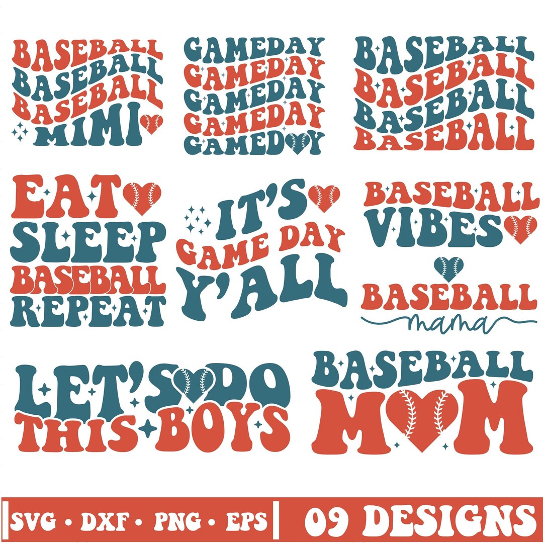 Baseball Svg Bundle,sports Fan Gift, Png Bundle, Baseball Lover ...