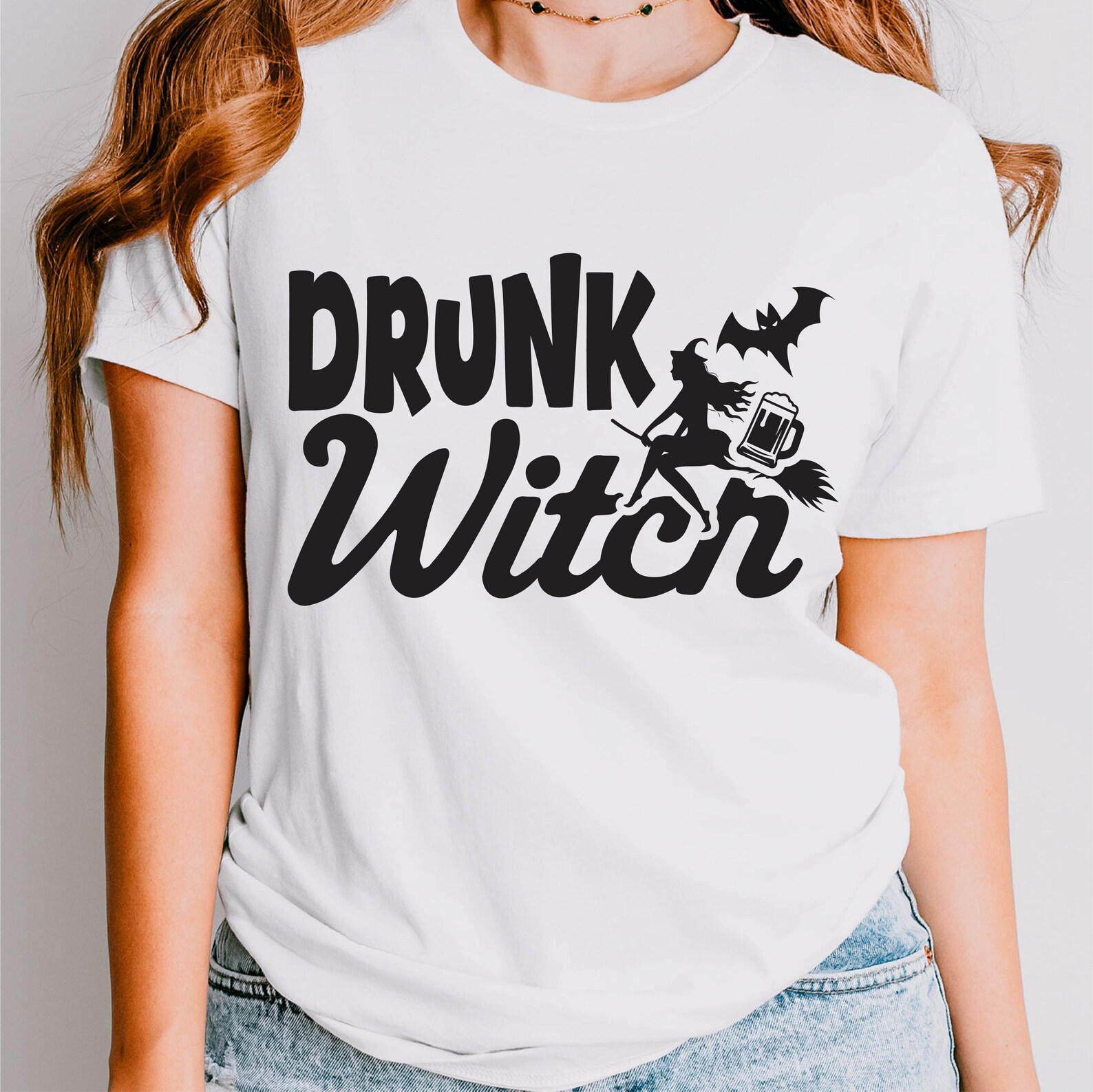 Drunk Witch SVG PNG, Funny Witch Svg, Spooky Vibes Svg, Spooky Svg ...