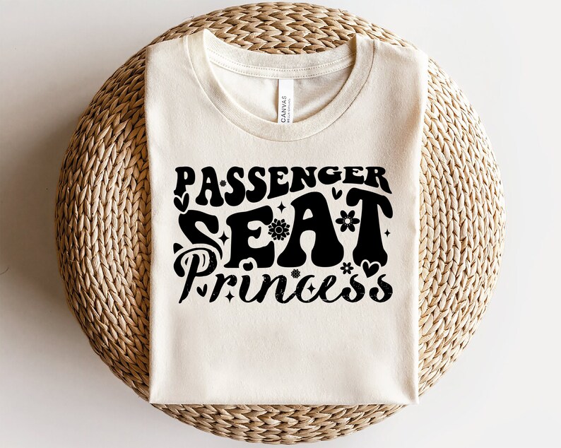 Passenger Seat Princess Svg Png, Summer Quote Cut File, Princess Smiley ...