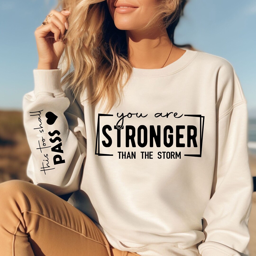 You Are Stronger Than the Storm Svg Boho Self Care Svg Love Yourself ...