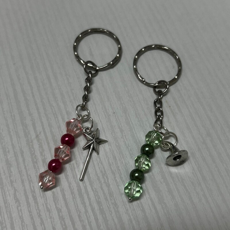 Wicked Glinda Keychain - Etsy