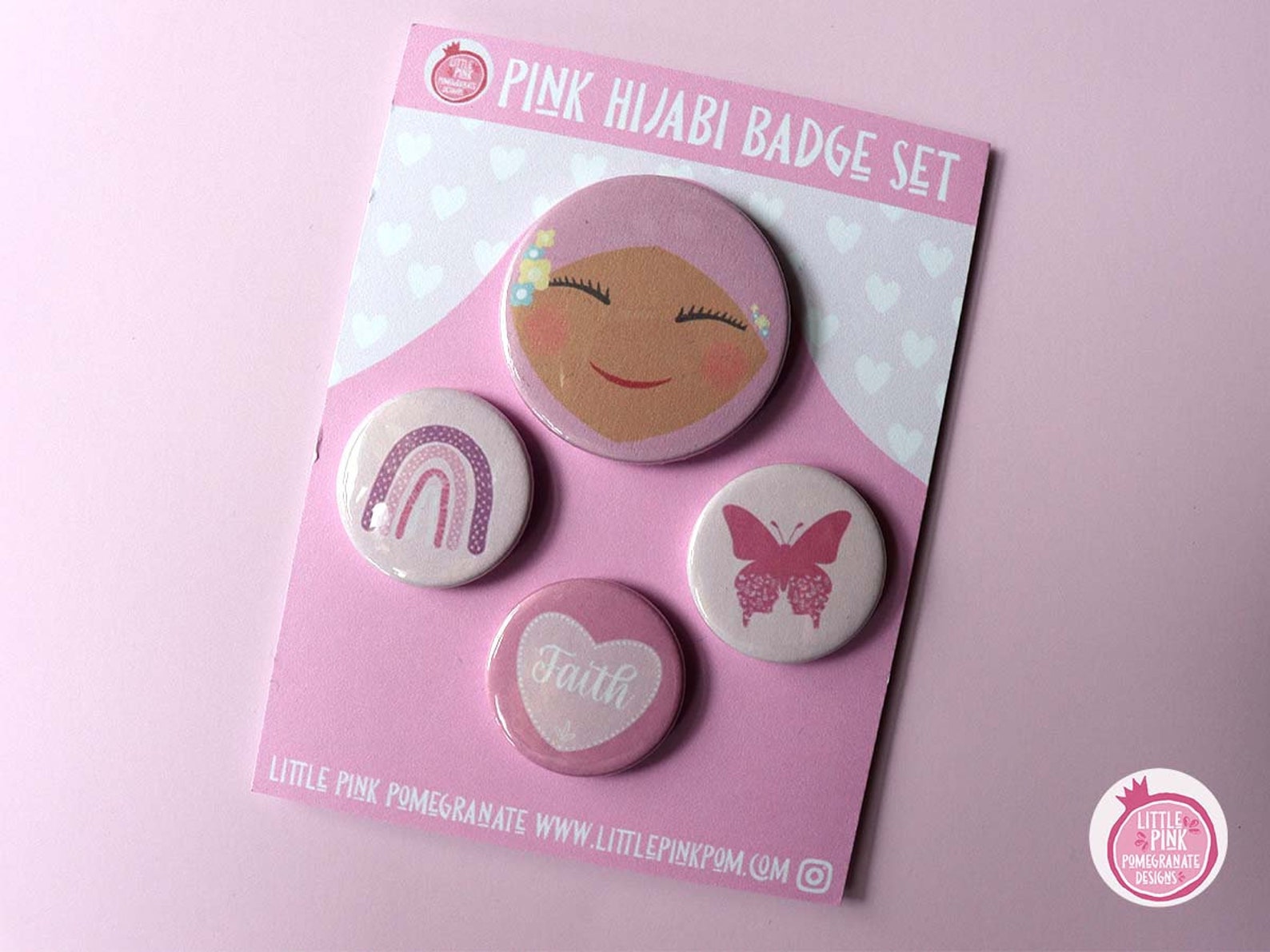 Hijabi Pin Badge Set Hijabi Gift Islamic Gift Muslimah - Etsy UK