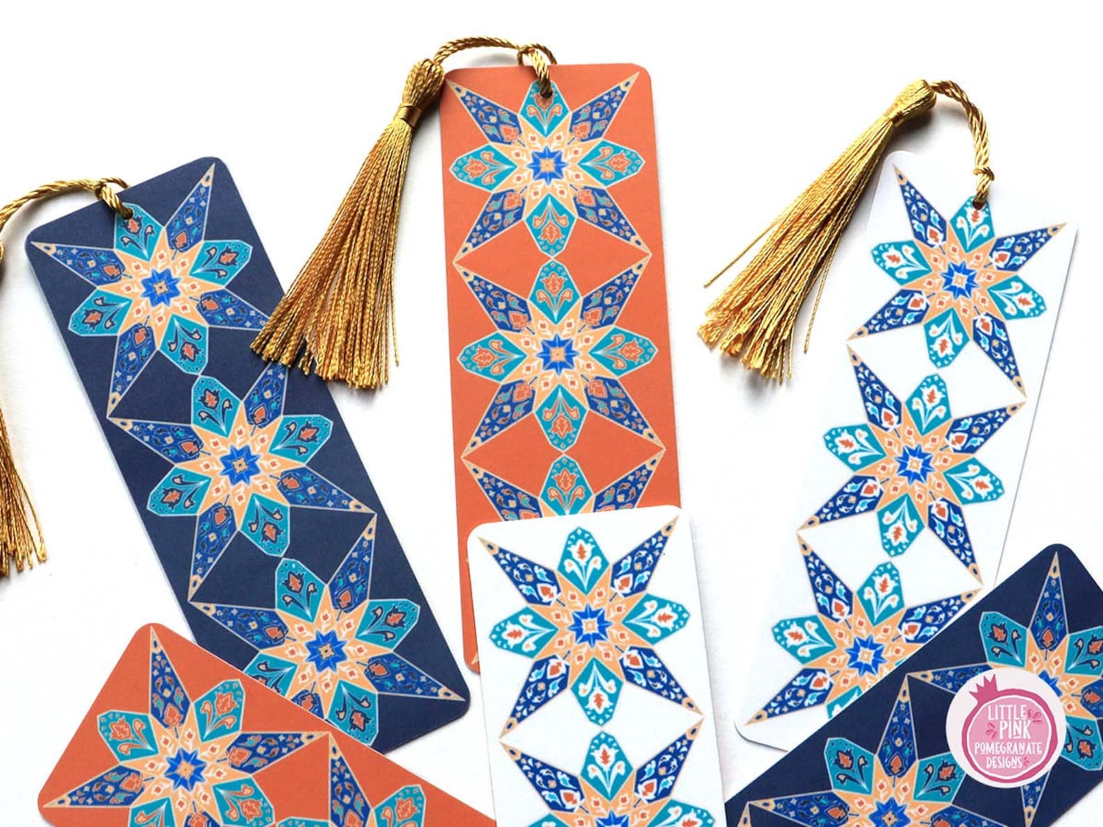 Islamic Art Inspired Bookmark Geometric Pattern Bookmark - Etsy UK