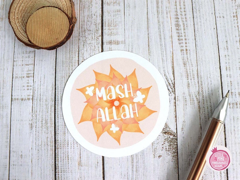 Islamic Sticker MashAllah Sticker Muslim Laptop Sticker | Etsy