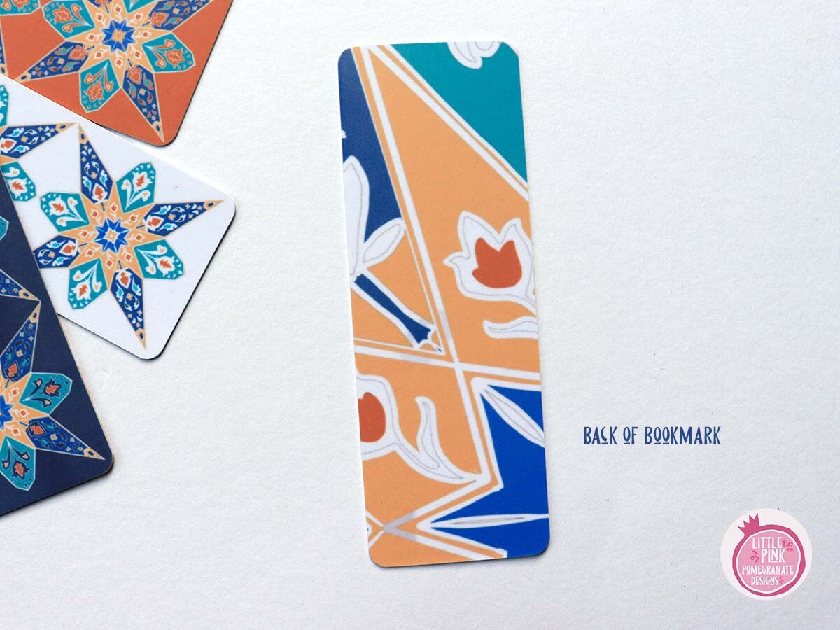 Islamic Art Inspired Bookmark Geometric Pattern Bookmark | Etsy UK