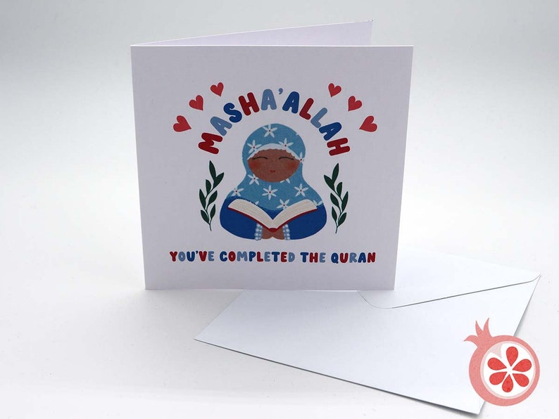 Completing Quran Card Islamic Cards Muslim Cards - Etsy