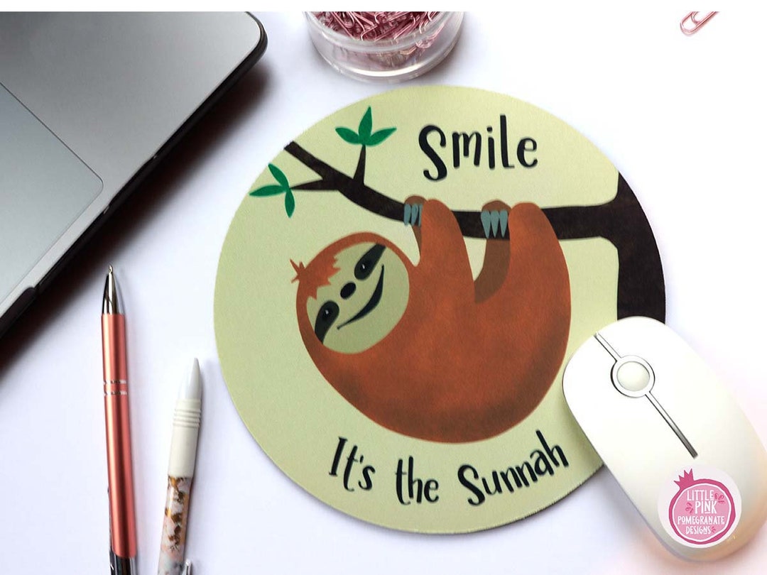 Sunnah Smile Sloth Mouse Mat - Islamic Gifts - Islamic Mouse Mat ...