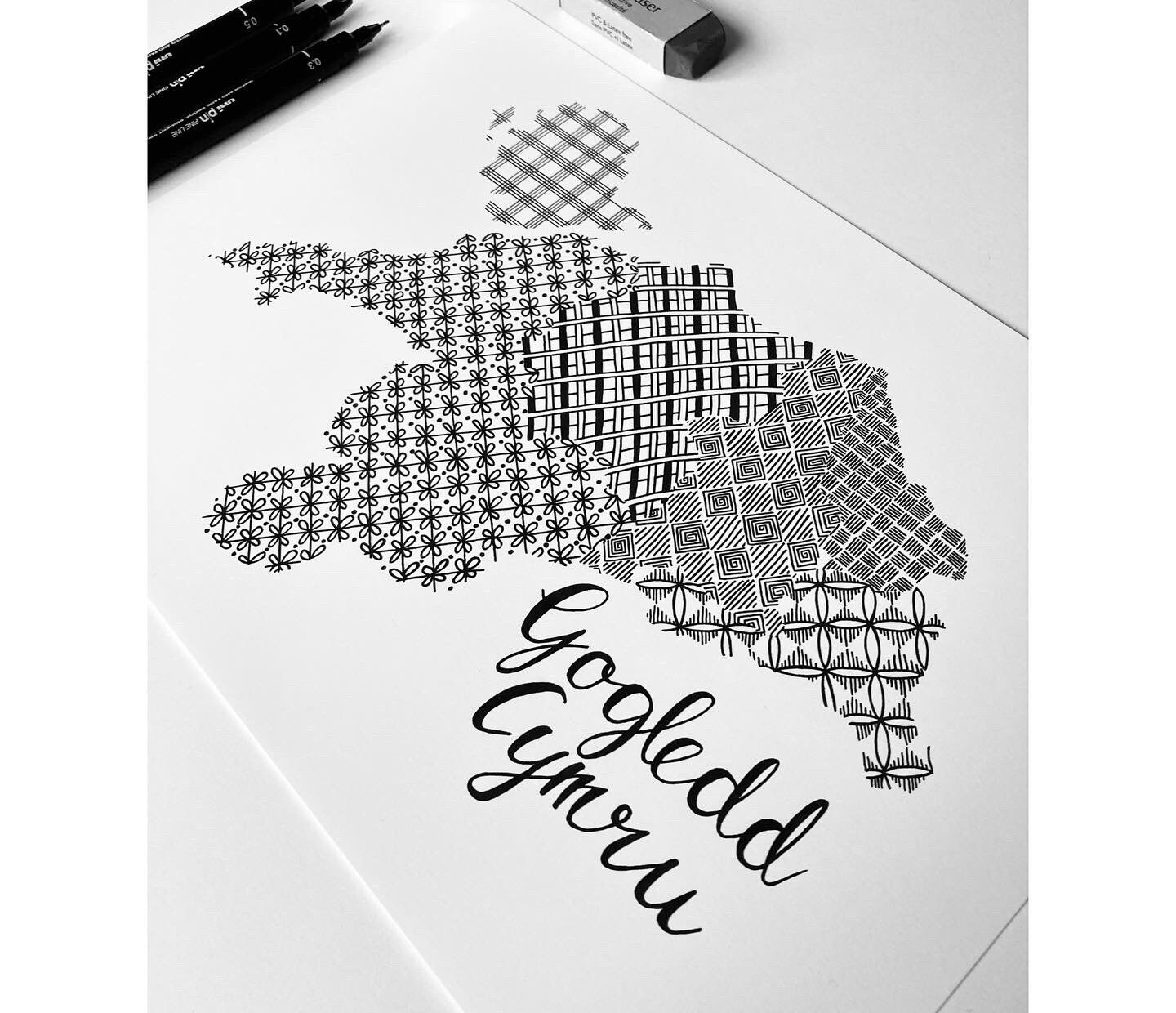 Map Gogledd Cymru / North Wales Map - Etsy