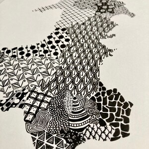 Map O Gymru / Wales Map - Etsy