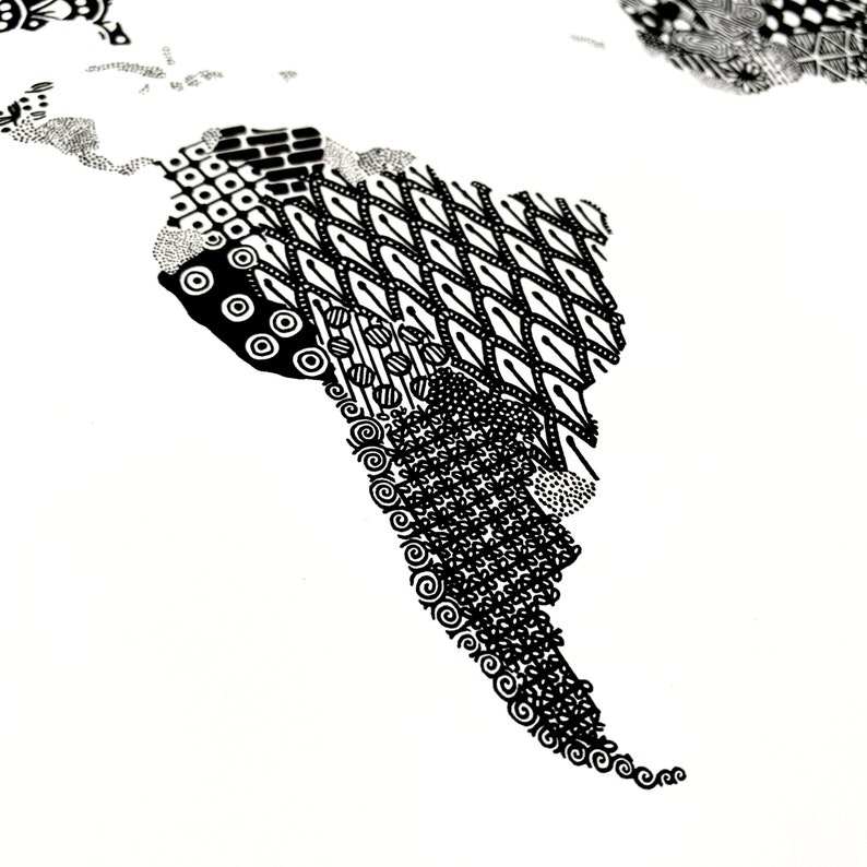 Map O’r Byd / Map of the World - Etsy Canada