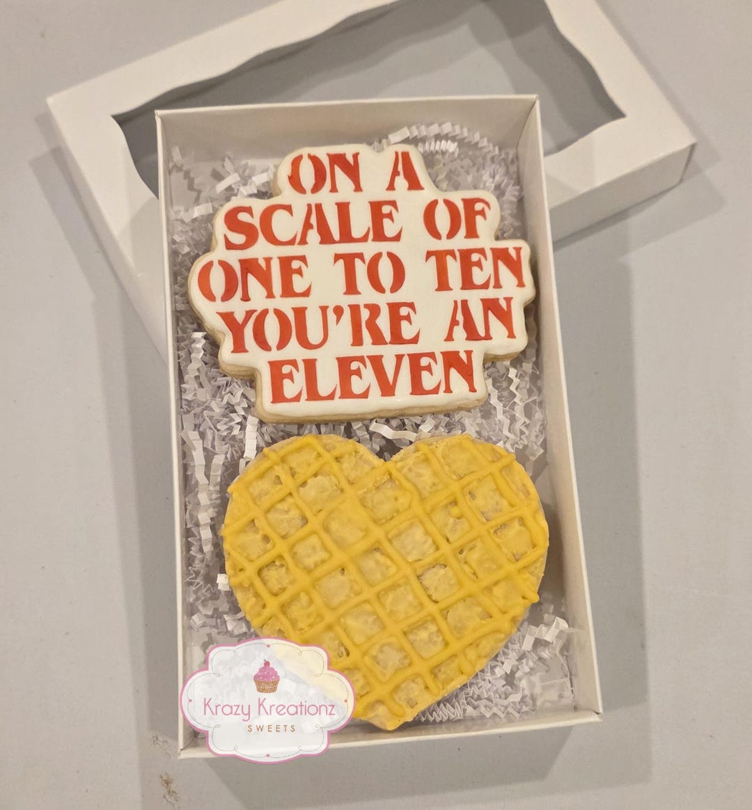 You’re an Eleven Cookie Set | Heart Cookie Gift Box | Valentine’s Day ...