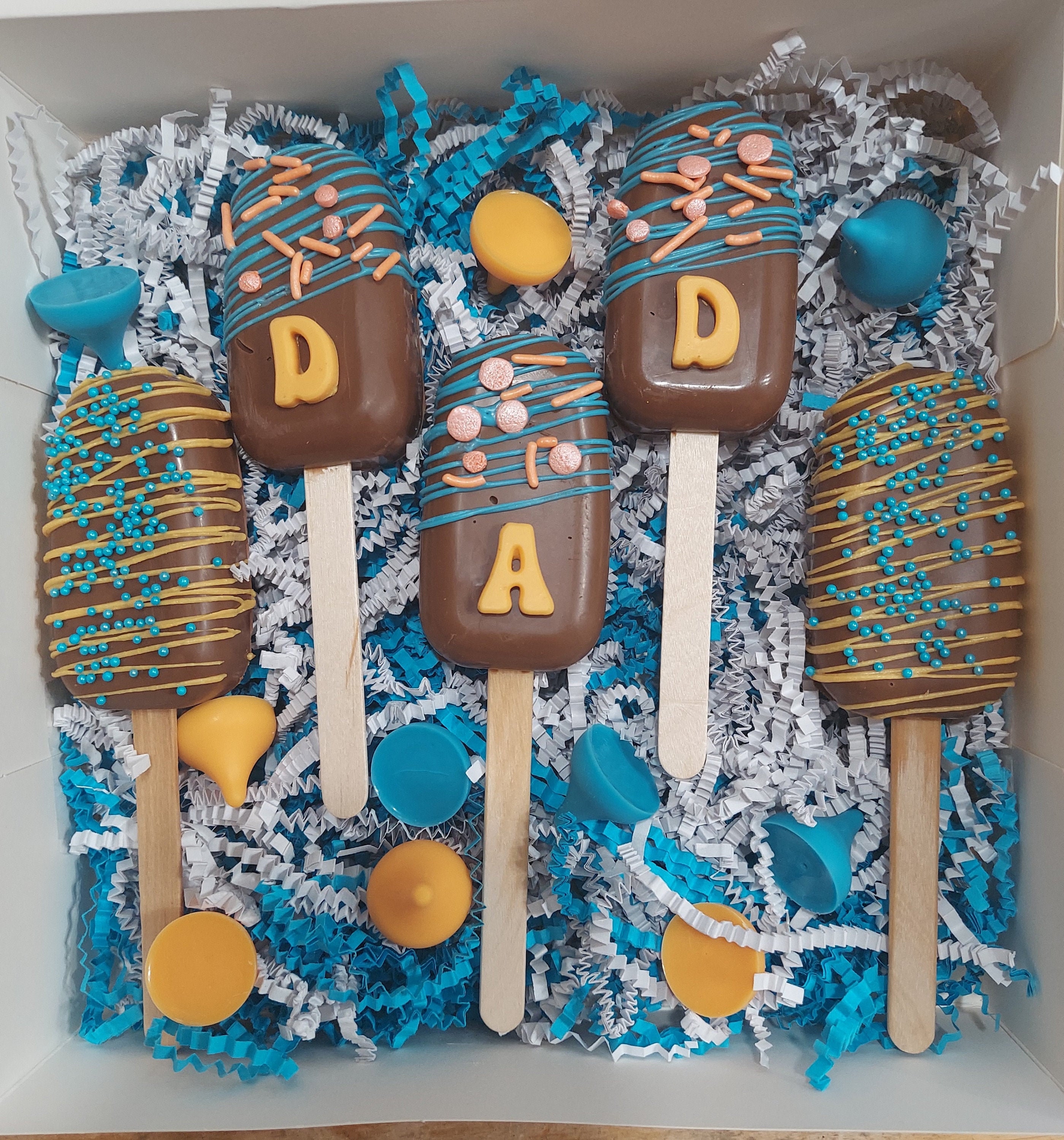 Dad Cakesicle Treat Box Father's Day Birthday - Etsy