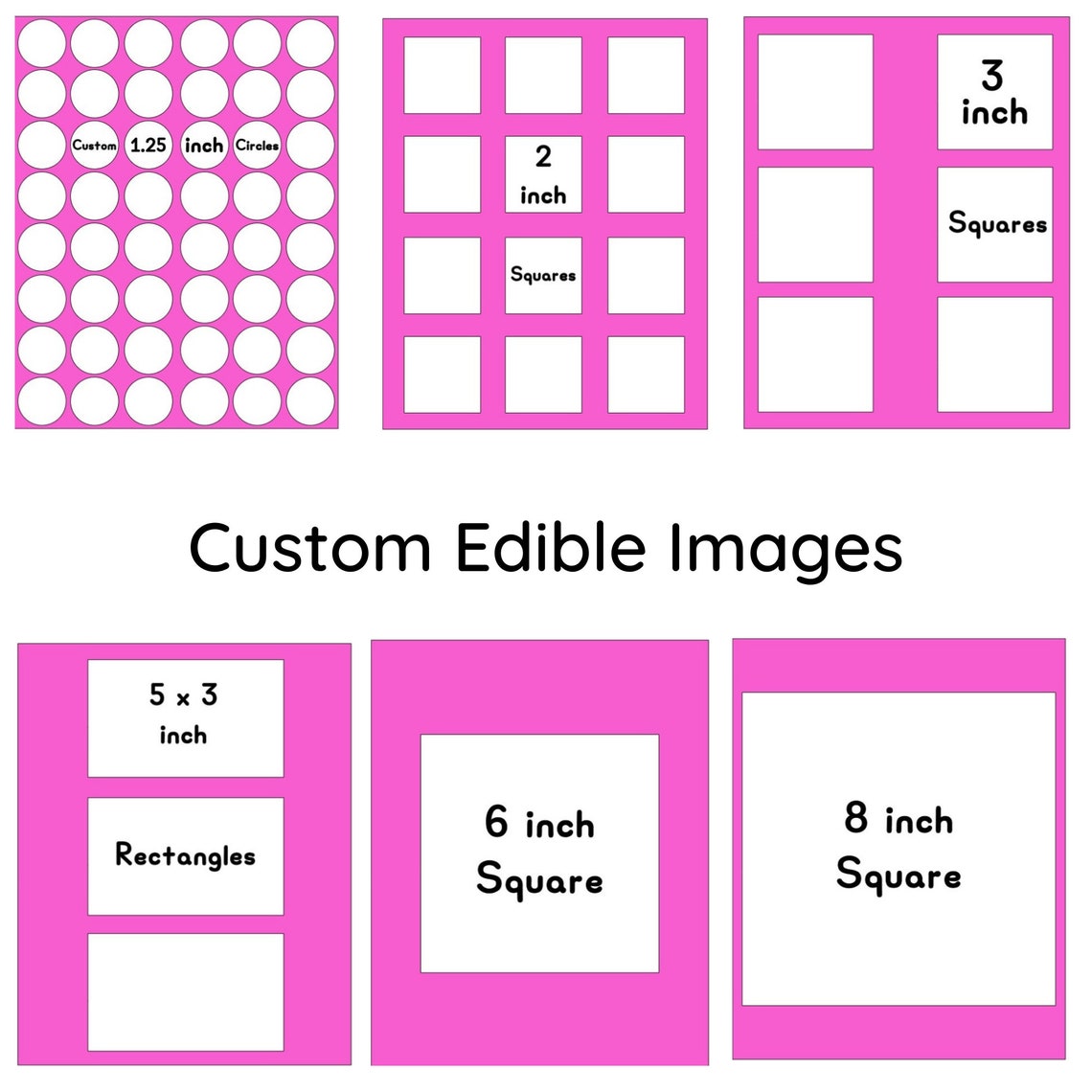 Custom Edible Images, Cake Edible Images, Cupcakes Edible Images, Oreo ...