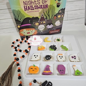 13 Nights of Halloween Board Game Cookie Advent Calendar - Etsy