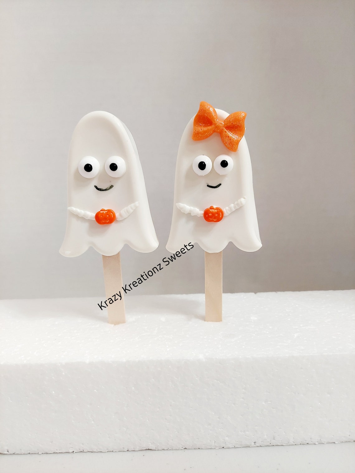 Ghost Cakesicles Girl Ghost Cakesicle Boy Ghost Cakesicle | Etsy
