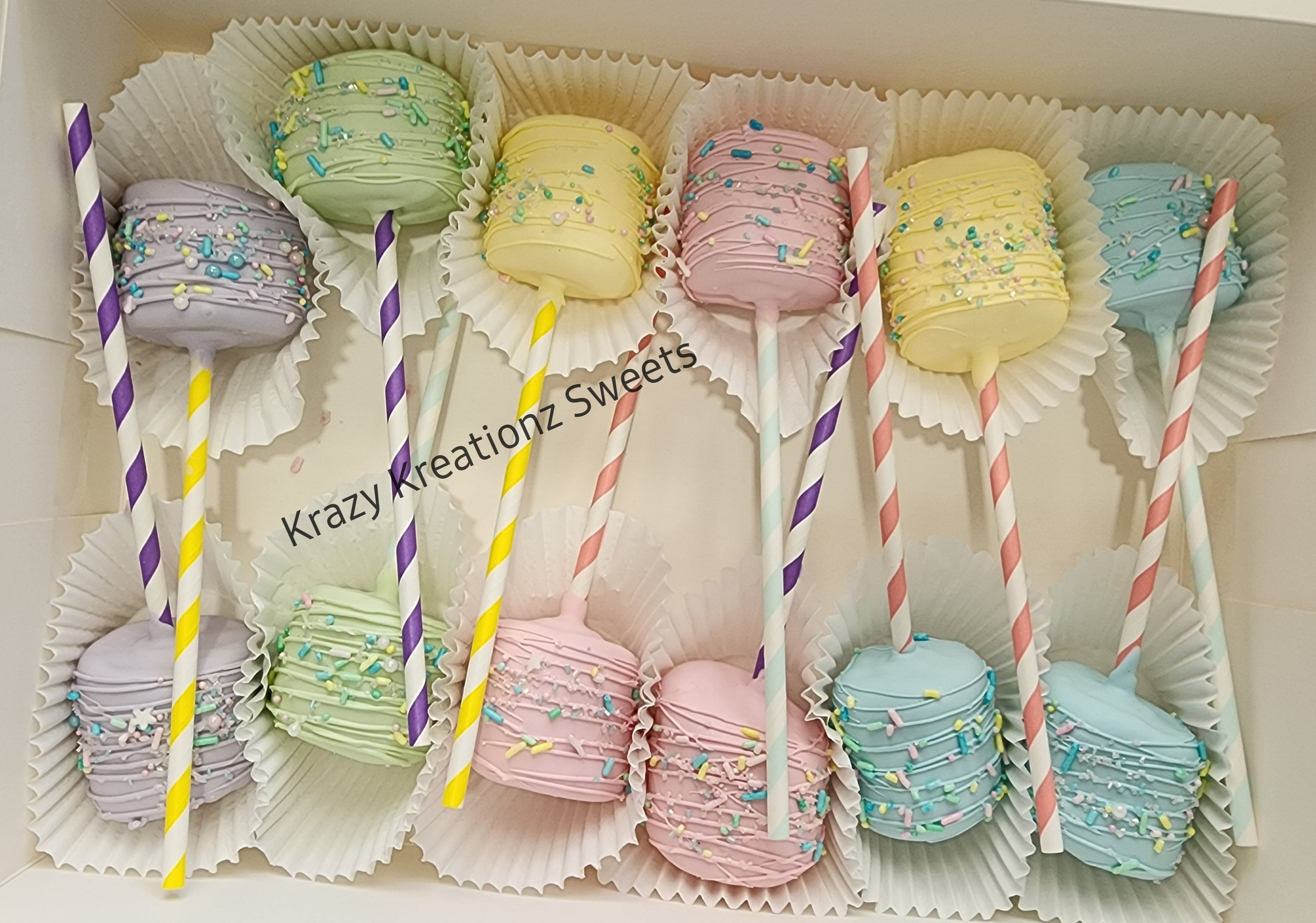 Pastel Chocolate Covered Marshmallows - Etsy