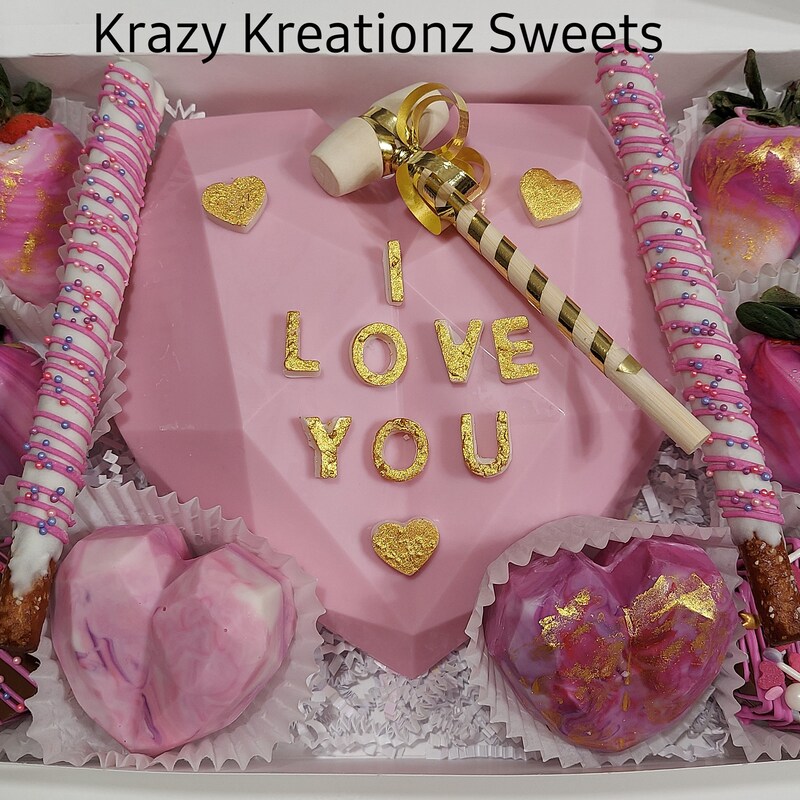 Chocolate Breakable Heart - Etsy