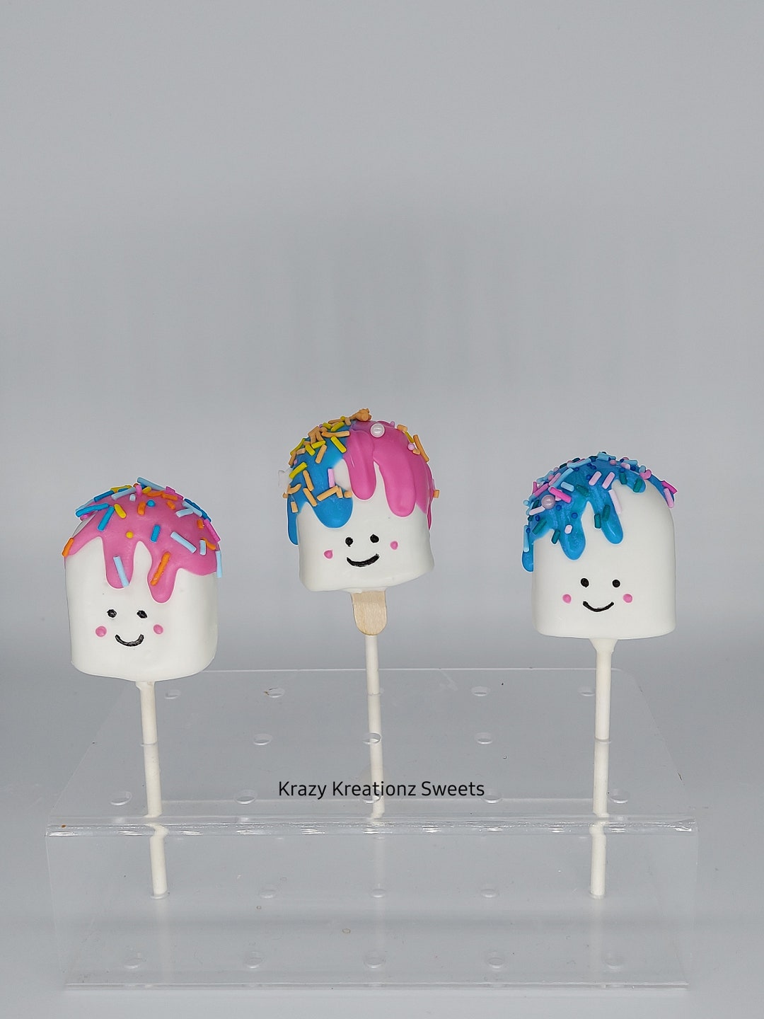 Smiley Popsicle Cake Pops - Etsy