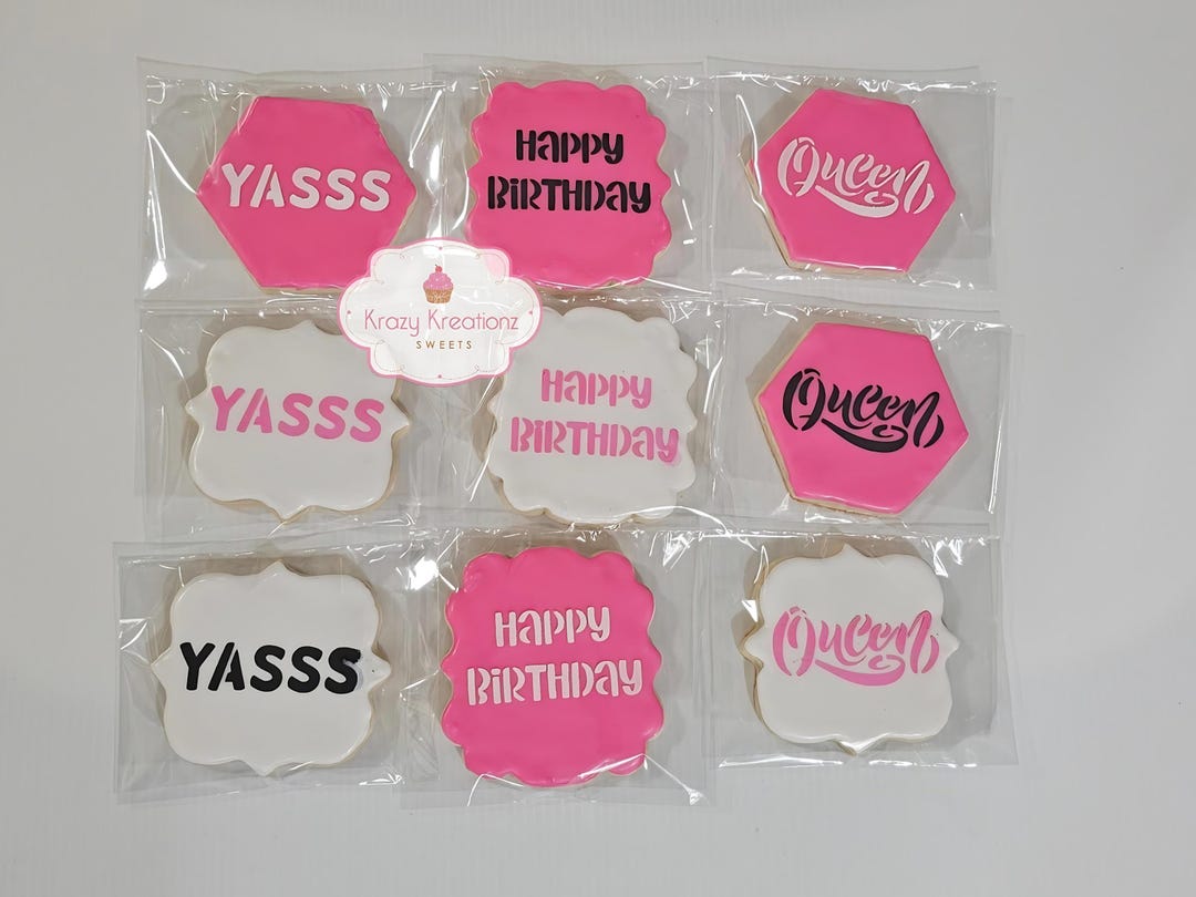 Yasss Queen Decorated Sugar Cookies - Etsy
