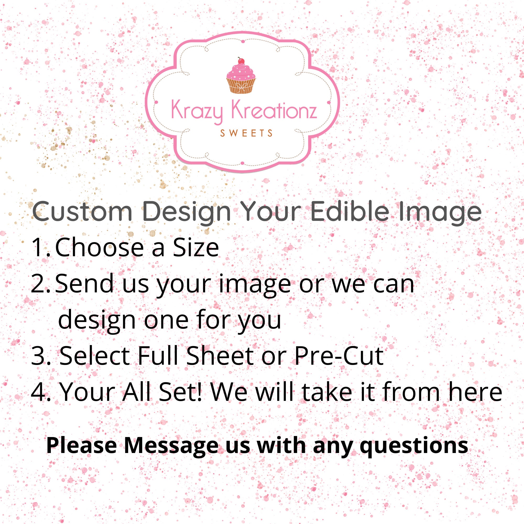 Custom Edible Images, Cake Edible Images, Cupcakes Edible Images, Oreo ...
