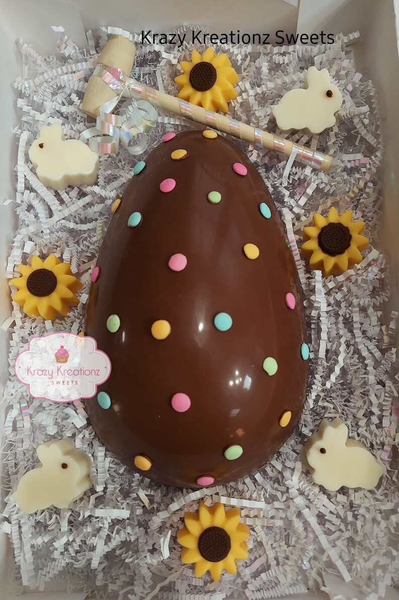 Breakable Easter Egg & Chocolate Treat Box - Etsy