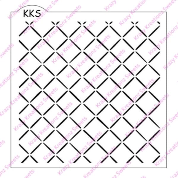 Diamond Cake Stencil - Etsy