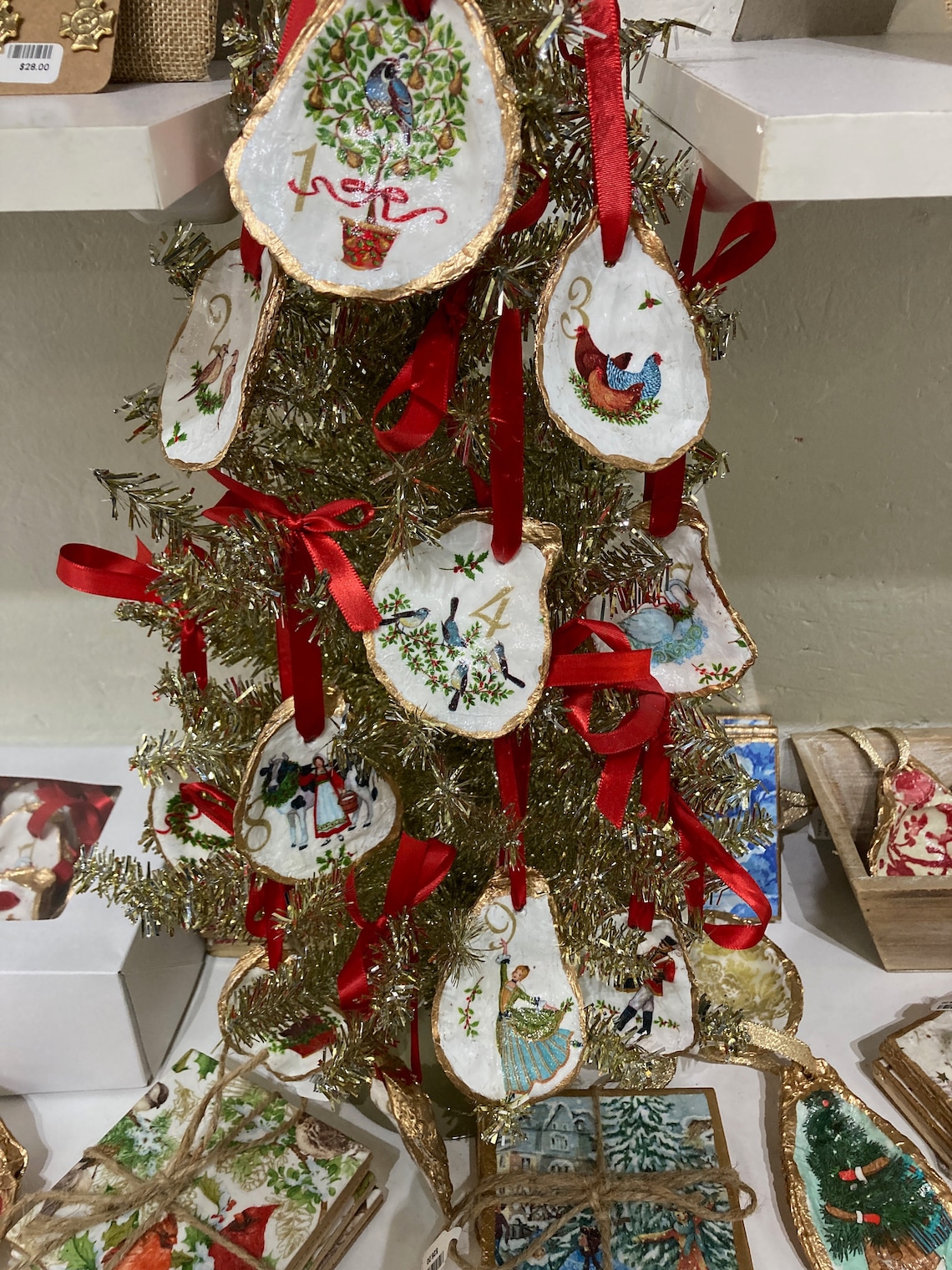 12 Days of Christmas Ornament Set | Etsy