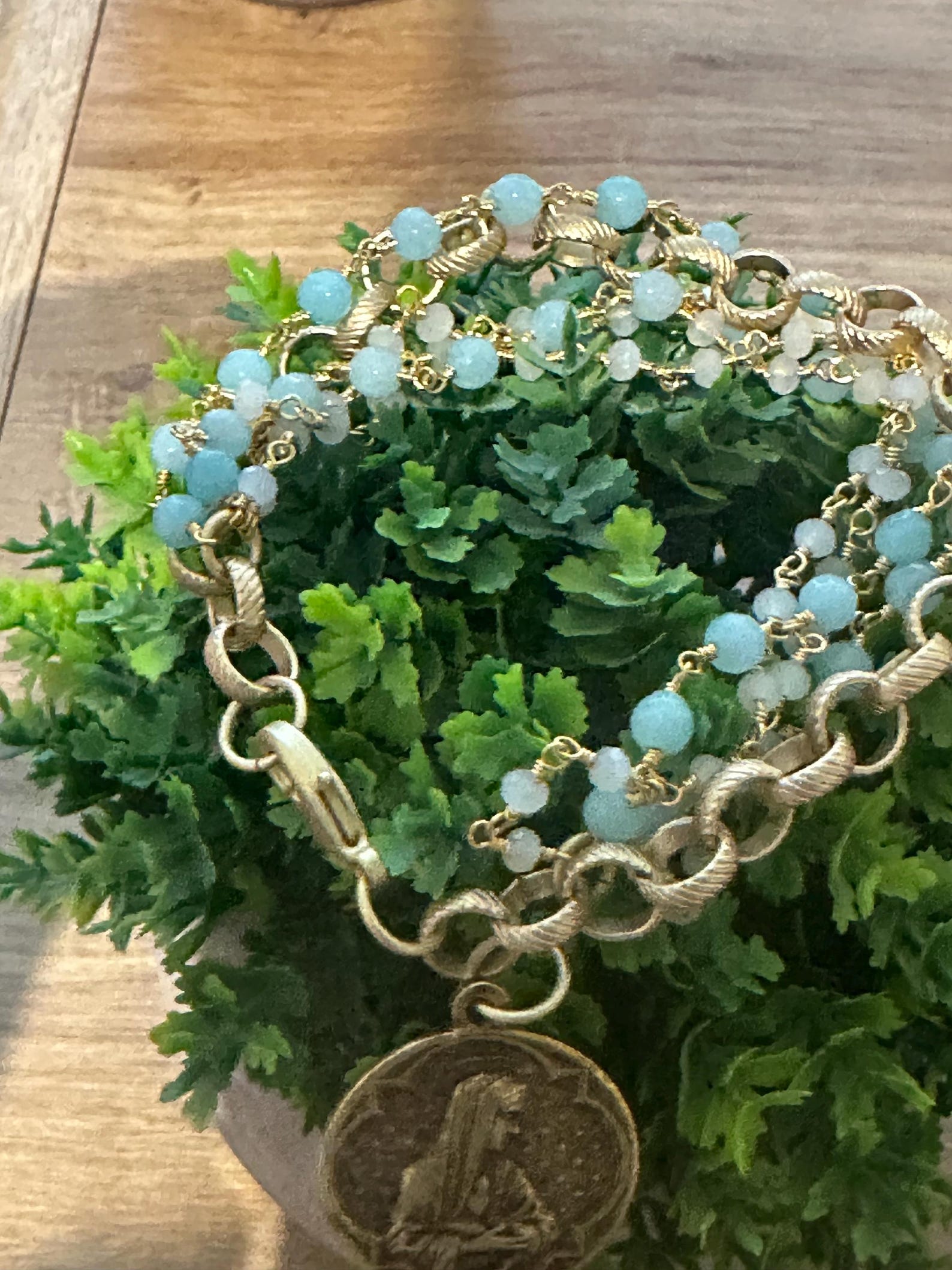 Mary and Jesus Multi Strand Bracelet - Etsy
