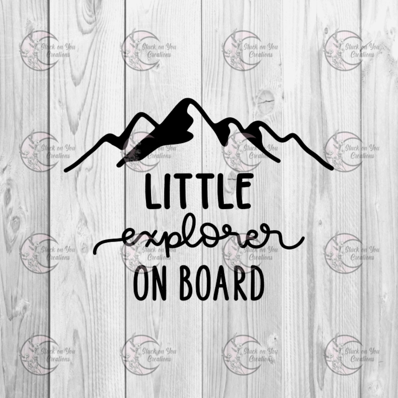 Little Explorer on Board Bumper Sticker / Vinyl Car Decal - Etsy