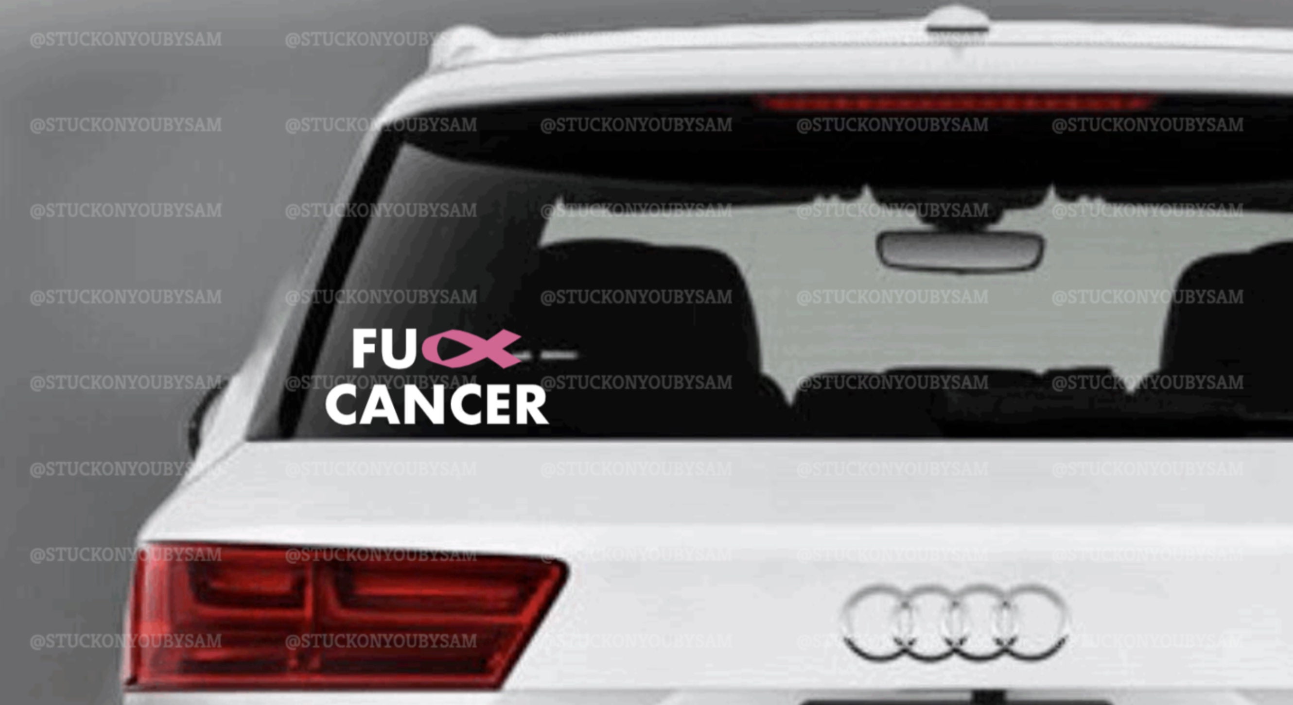 F Cancer Bumper Sticker / Vinyl Car Decal - Etsy
