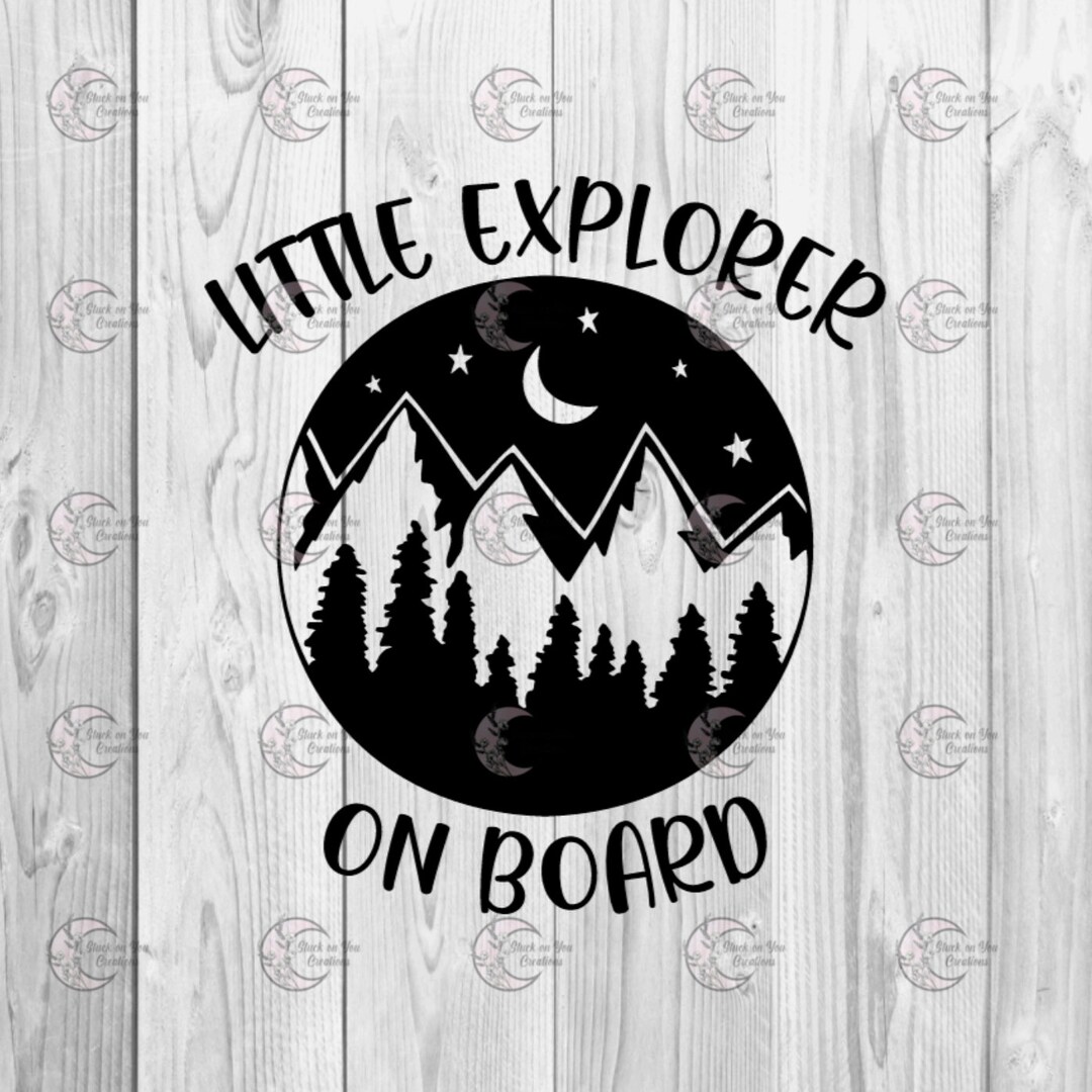 Little Explorer on Board Bumper Sticker / Vinyl Car Decal - Etsy