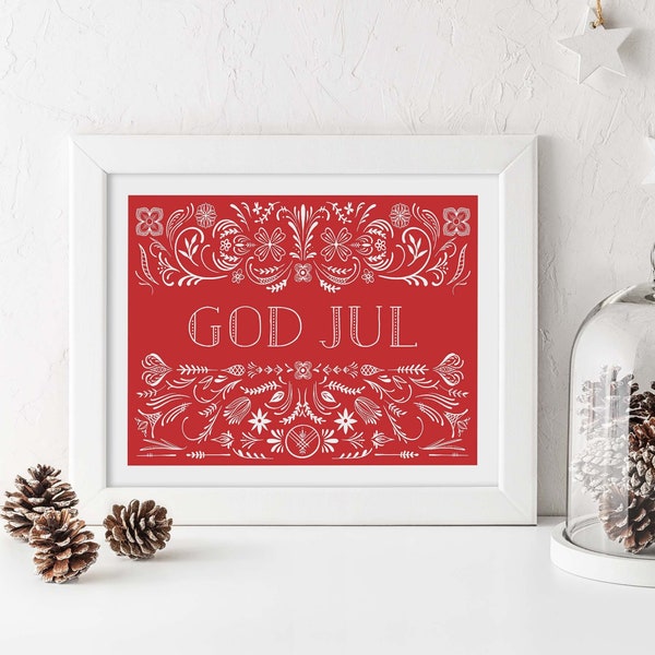 God Jul Sign - Etsy