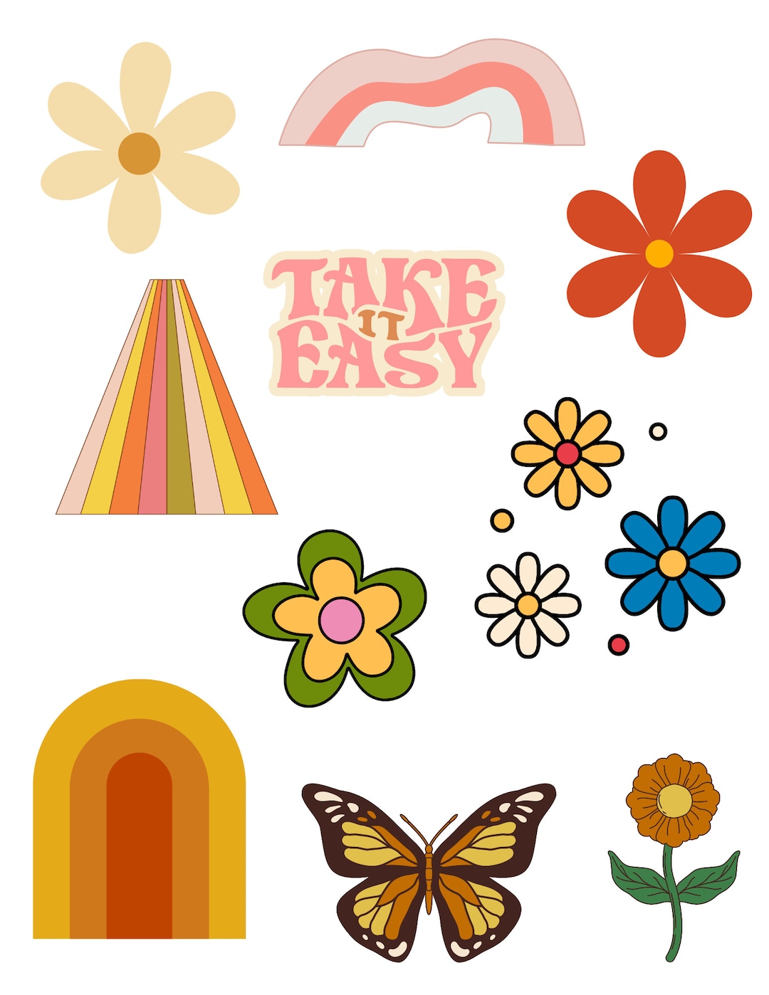 Printable Sticker Sheet Digital Download - Etsy
