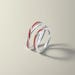 925 Sterling Silver Red String Engagement Ring Set; Adjustable, Free ...