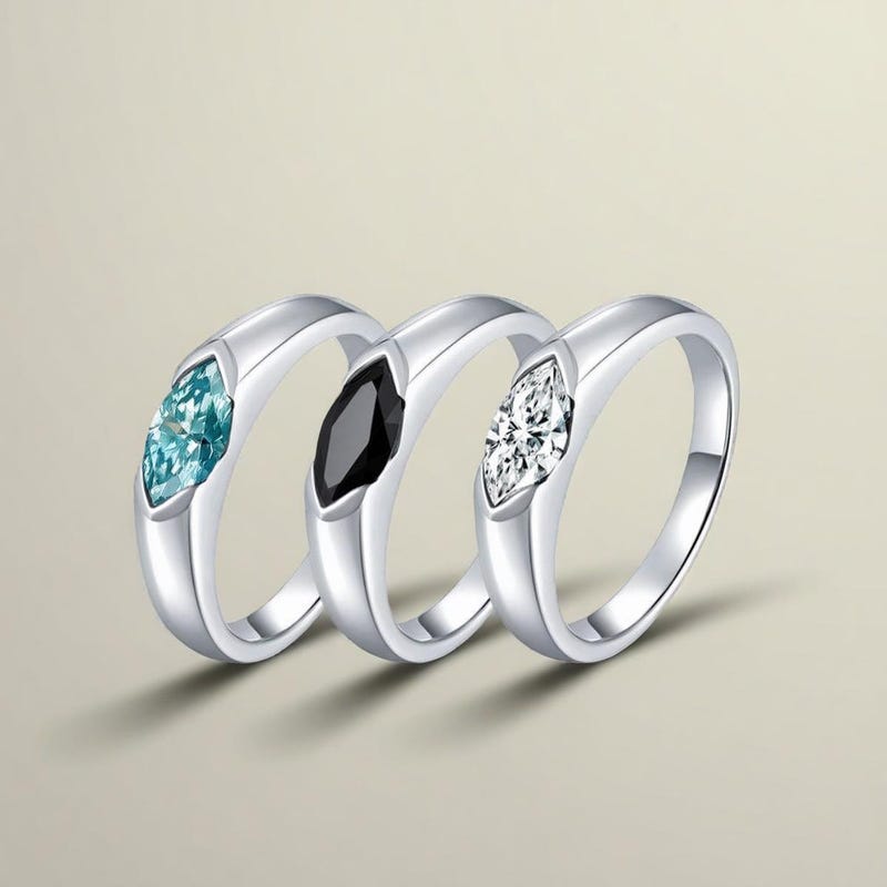Masonite Engagement Ring - Etsy