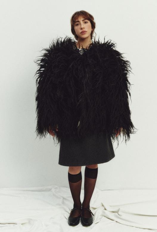 Handwoven Short Shaggy Wool Jacket: Oversized Carpathian Coat - Etsy