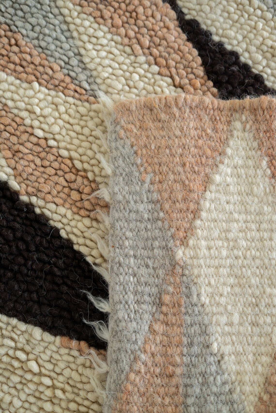 Woolen Carpet Wool Rug Geometric Rug Living Room Carpet 80 X - Etsy