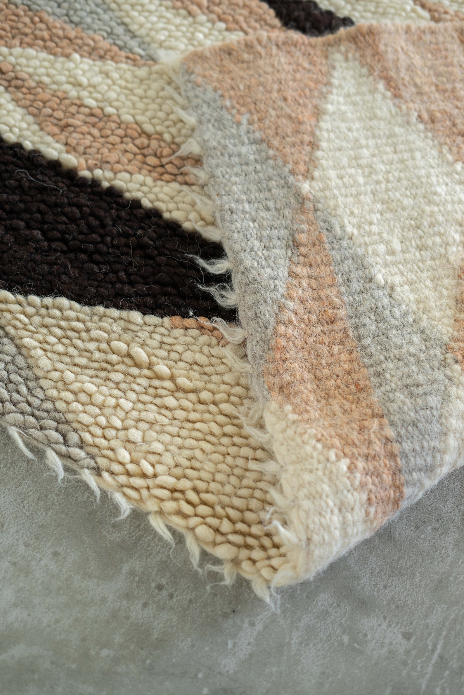 Woolen Carpet Wool Rug Geometric Rug Living Room Carpet 80 X - Etsy