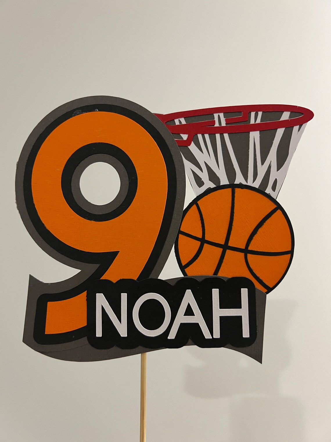 Basketball Cake Topper - Etsy Australia