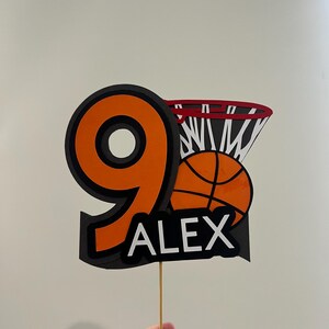 Basketball Cake Topper - Etsy Australia