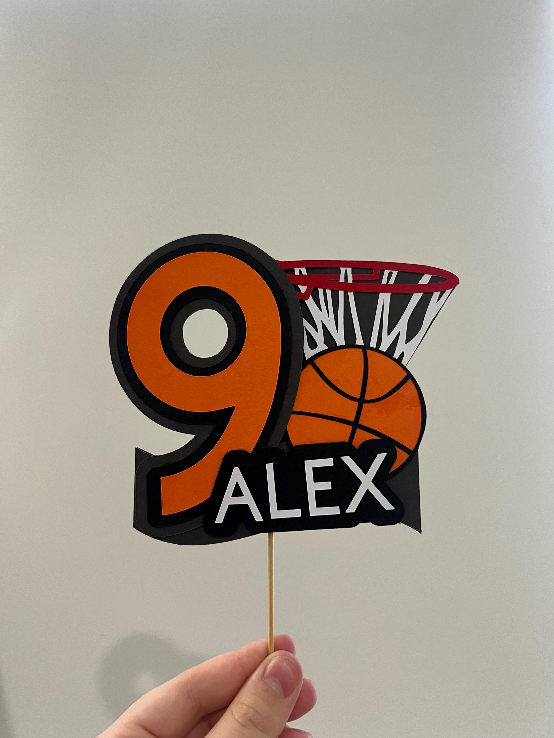 Basketball Cake Topper - Etsy Australia