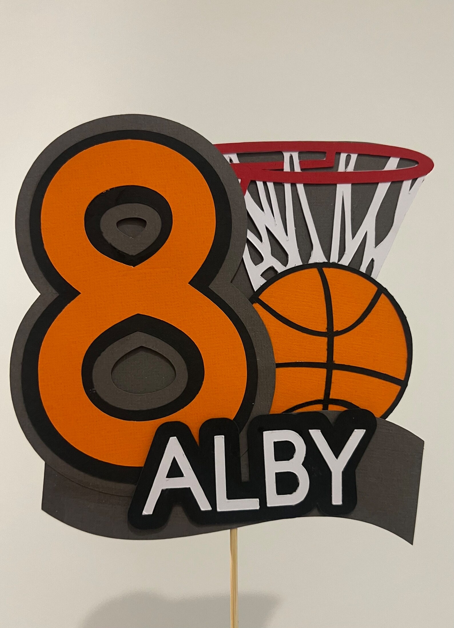 Basketball Cake Topper - Etsy Australia