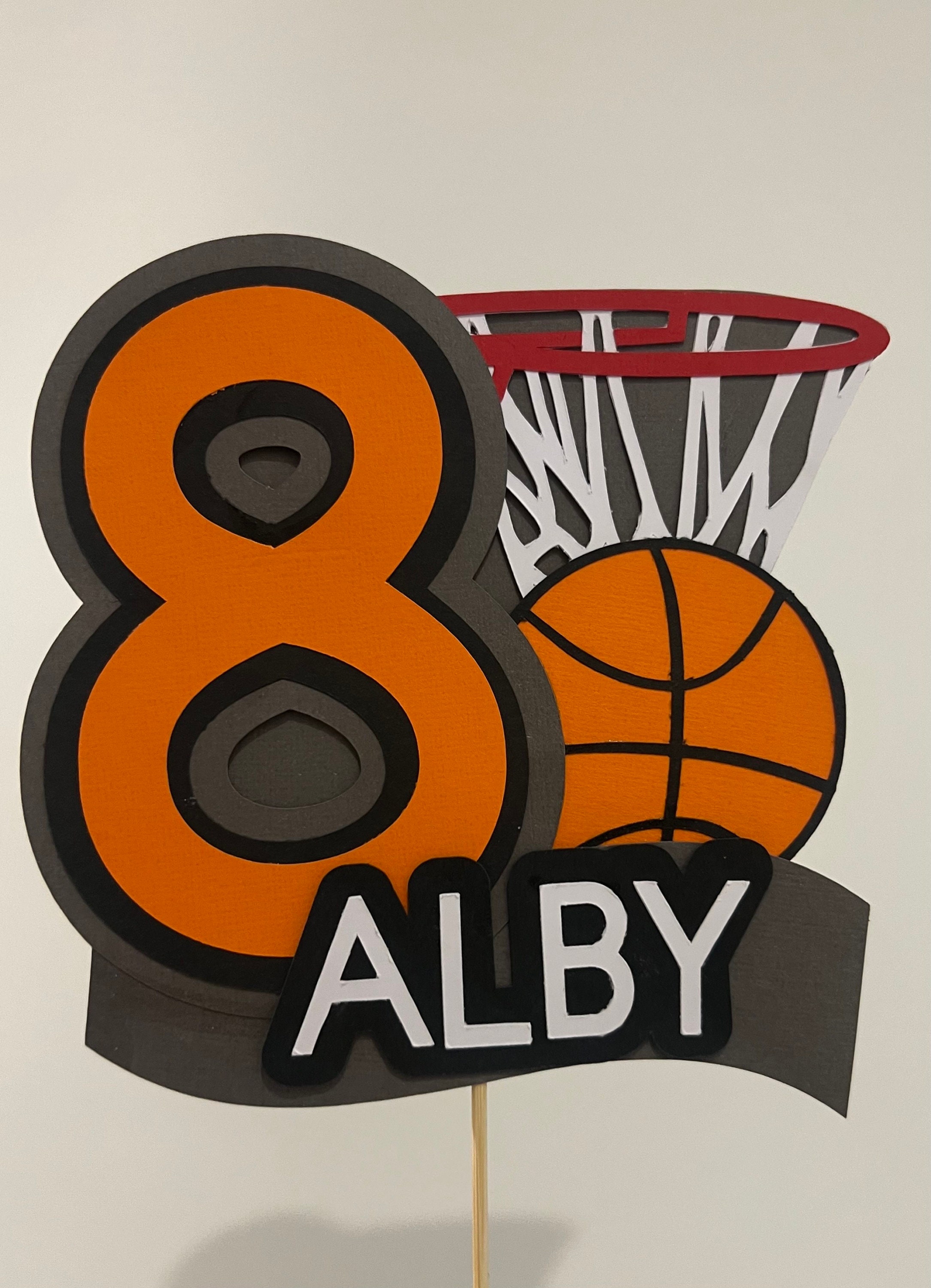 Basketball Cake Topper - Etsy Australia