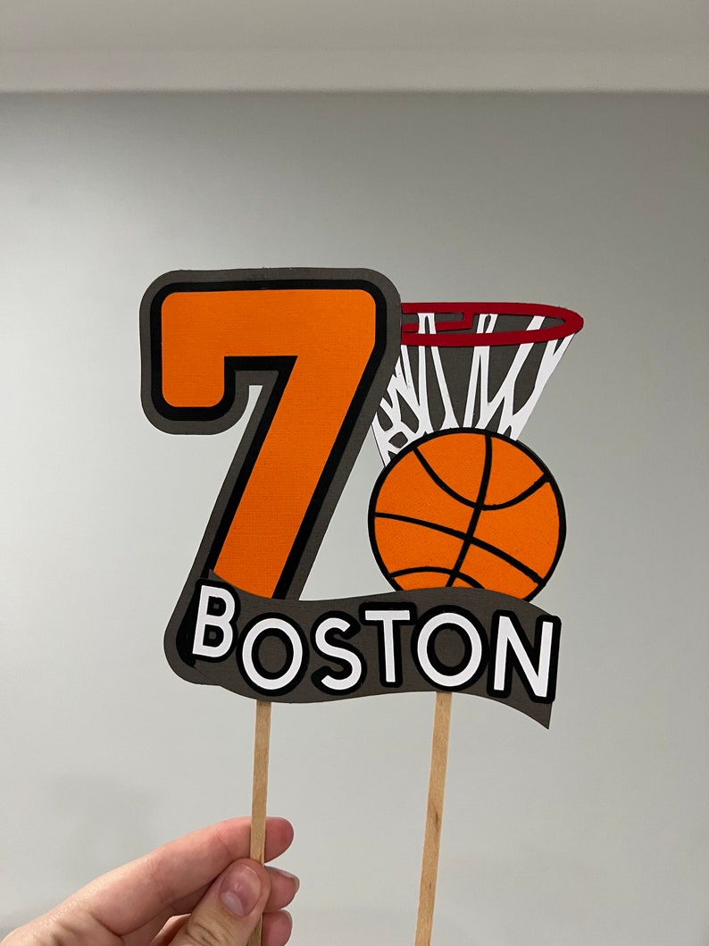 Basketball Cake Topper - Etsy Australia