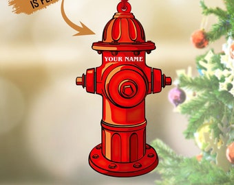 Fire Hydrant Christmas Ornament - Etsy